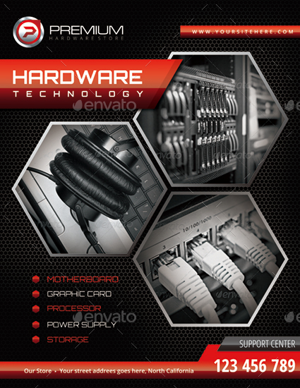 Computer Flyer, Print Templates | GraphicRiver