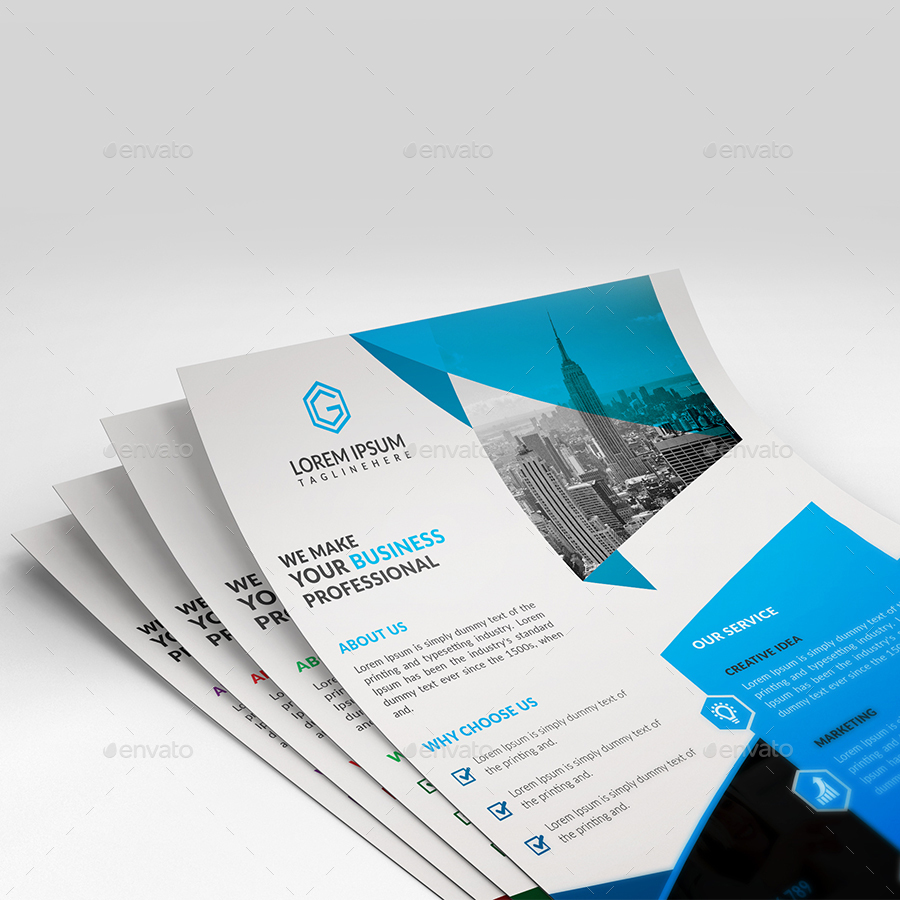 Corporate Flyer Design , Print Templates | GraphicRiver