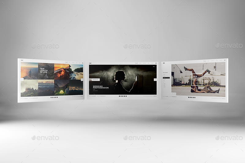 3D Desktop Screen Mockups, Graphics | GraphicRiver