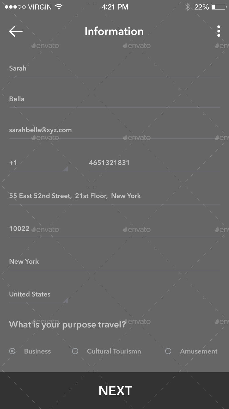 Booking Mobile App Ui, Web Elements | GraphicRiver