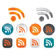 Rss buttons and symbols, Vectors | GraphicRiver