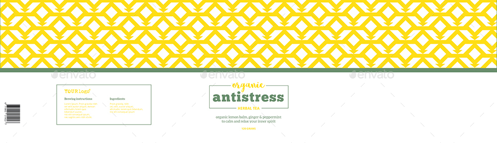 Geometric Pattern Multipurpose Packaging Label, Print Templates ...