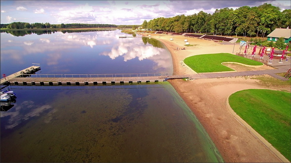 Tamula Lake in Voru Estonia, Stock Footage | VideoHive