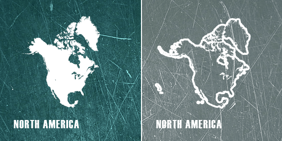 11 World's Continents/Regions Custom Map Shapes, Add-ons | GraphicRiver