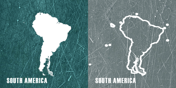 11 World's Continents/Regions Custom Map Shapes, Add-ons | GraphicRiver