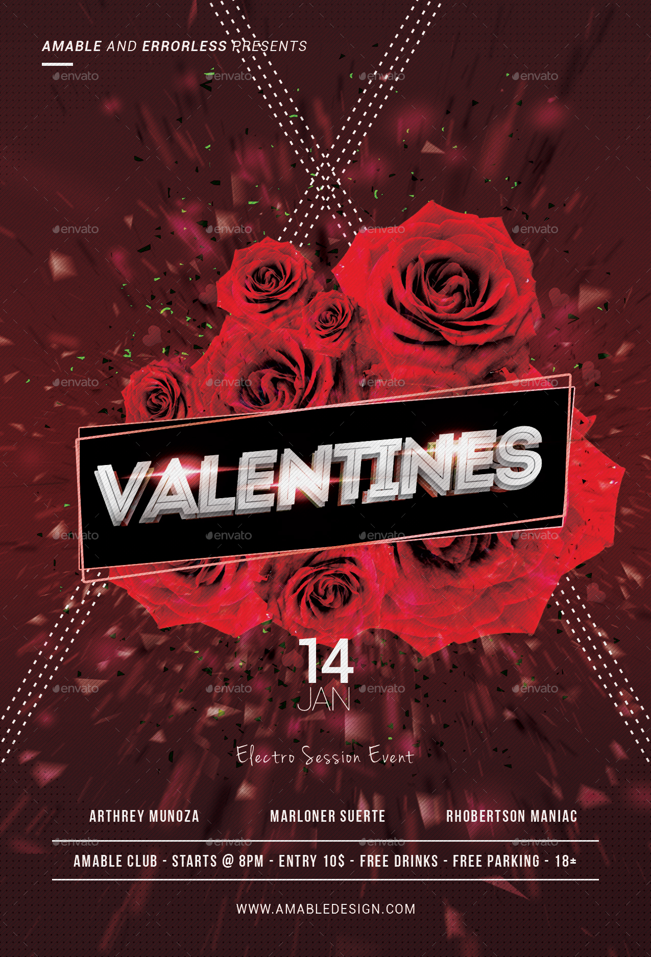 Valentines Flyer, Print Templates | GraphicRiver