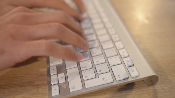 Fast Motion Typing on Keyboard, Stock Footage | VideoHive