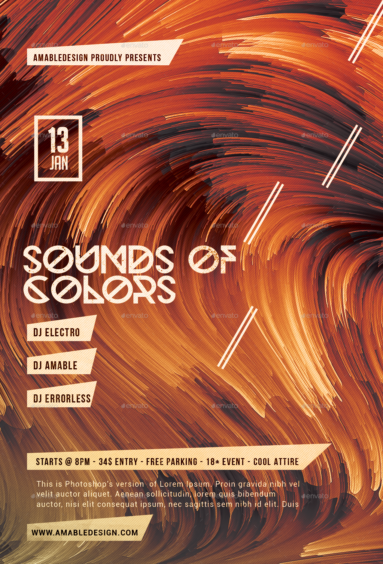 Sounds of Color Flyer, Print Templates | GraphicRiver