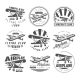 Airplane Club Emblems , Vectors | GraphicRiver
