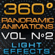360º Panoramic Animations Vol 2 - "Light Effects", Motion Graphics