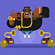Black Rapper Character, Vectors | GraphicRiver