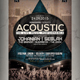 Acoustic Music Event Flyer / Poster, Print Templates | GraphicRiver