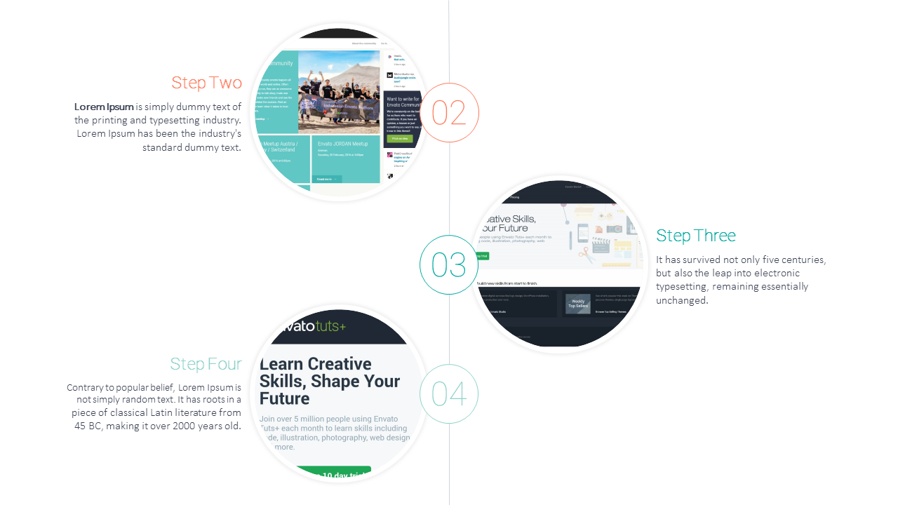 Website Dashboard Presentation Template, Presentation Templates ...