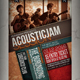 Acoustic Session Flyer / Poster, Print Templates | GraphicRiver