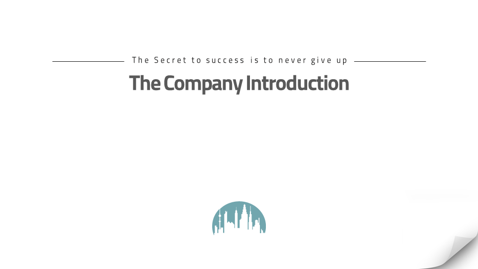 The Company Introduction, Presentation Templates | GraphicRiver