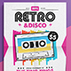 Retro Disco Flyer, Print Templates | GraphicRiver