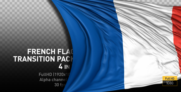 French Flag Transitions, Motion Graphics | VideoHive