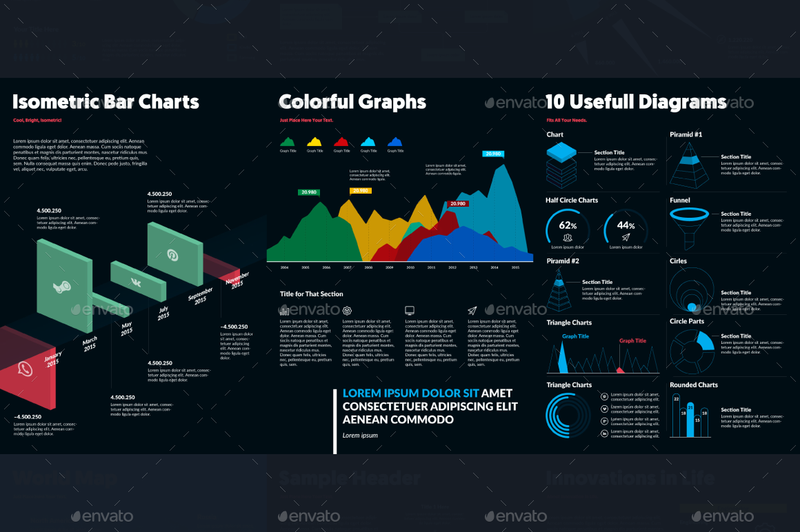 Infographics Mag Template (vol. 1), Infographics | GraphicRiver