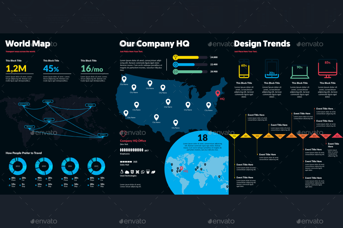 Infographics Mag Template (vol. 1), Infographics | GraphicRiver