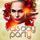Vals Day Party Flyer Template, Print Templates | GraphicRiver