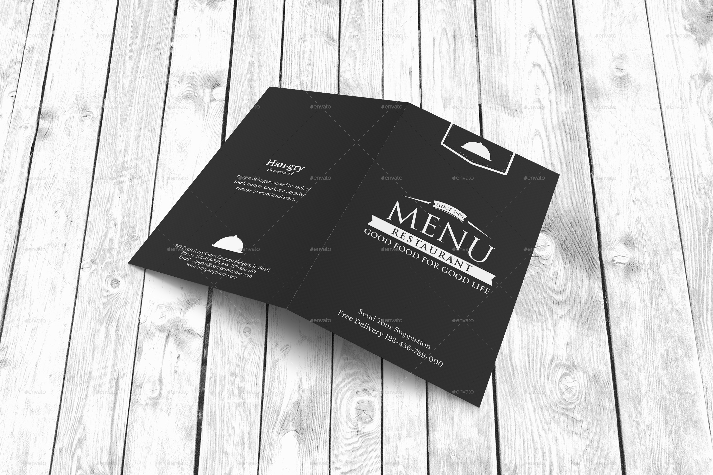 Modern Restaurant Menu Template, Print Templates | GraphicRiver