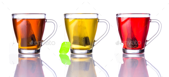 Three Types of Tea Stock Photo by oizostudios | PhotoDune