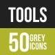 Tools Greyscale Icons, Icons | GraphicRiver