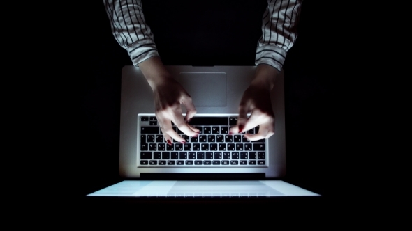 Man Working With Laptop, Stock Footage | VideoHive