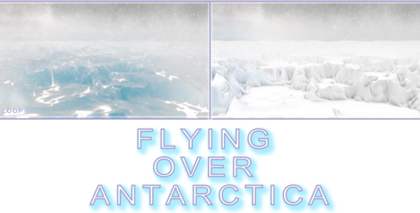 Fly Over Antarctica - Mountains, Motion Graphics | VideoHive