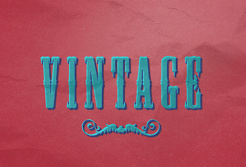 Retro Vintage Text Style Vol.4, Add-ons | GraphicRiver