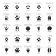 Animal Track Prints Set, Vectors | GraphicRiver
