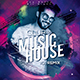 Music House Party Flyer , Print Templates | GraphicRiver