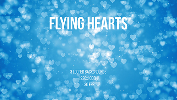 Flying Hearts, Motion Graphics | VideoHive