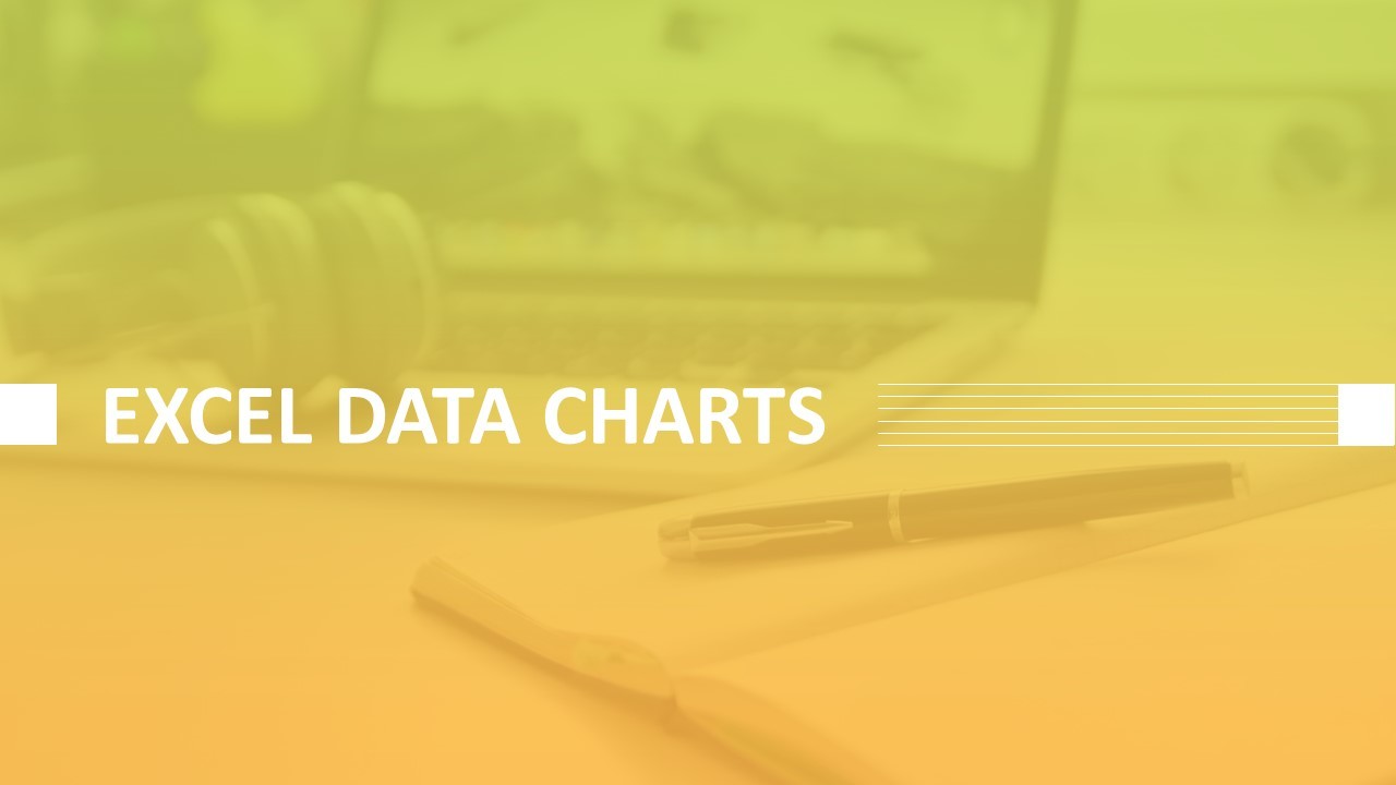 Excel Data Charts Power Point Presentation, Presentation Templates