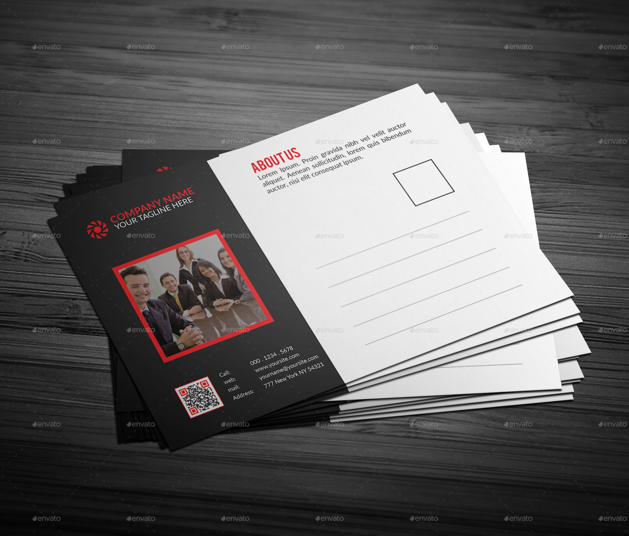 Corporate Business Post Card, Print Templates | GraphicRiver