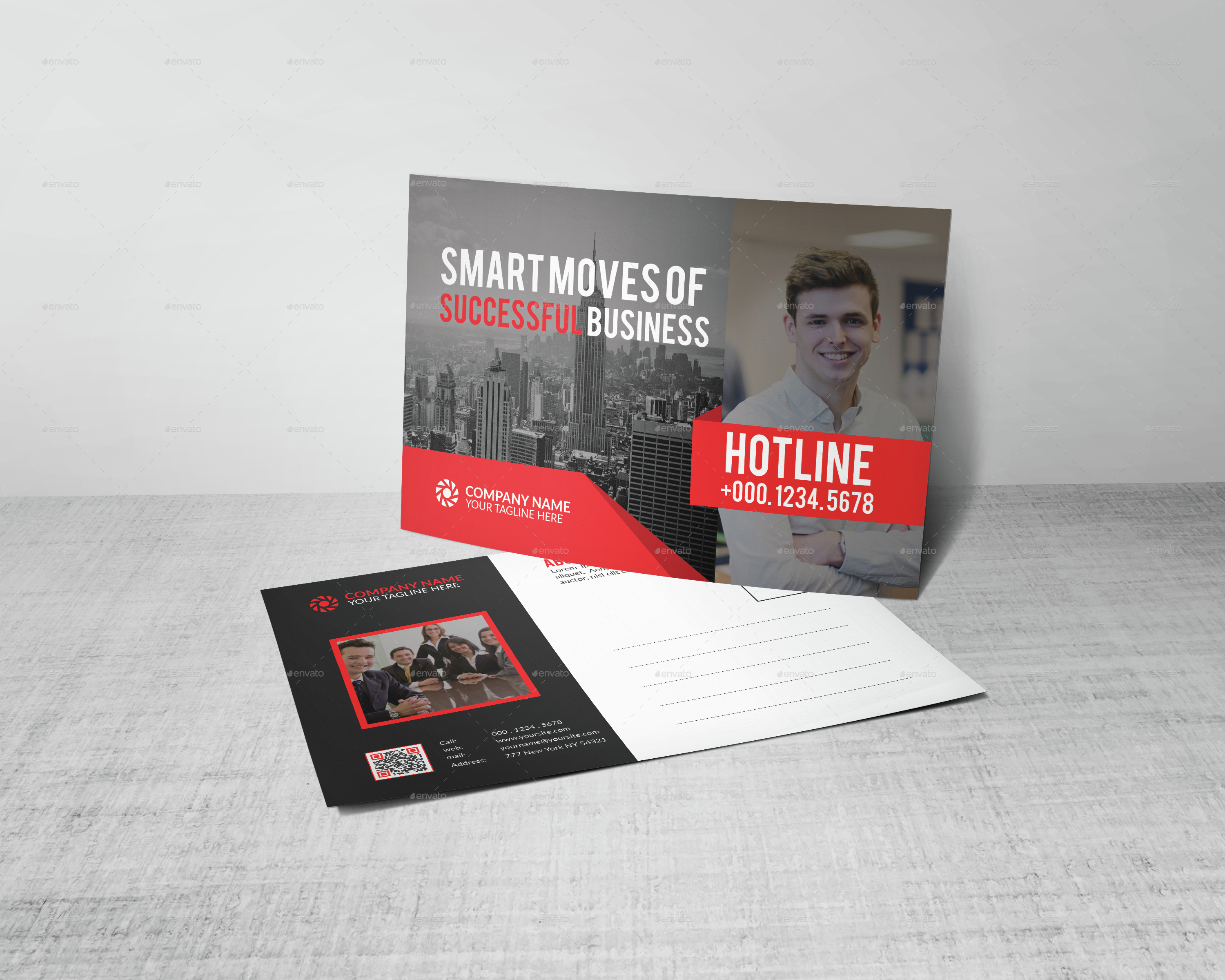 Corporate Business Post Card, Print Templates | GraphicRiver