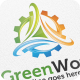Green Work / Gear - Logo Template, Logo Templates | GraphicRiver
