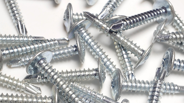 Small Screw Rotating, Stock Footage | VideoHive