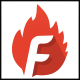 Fire F Letter Logo, Logo Templates | GraphicRiver
