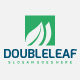 Double Leaf Logo, Logo Templates | GraphicRiver