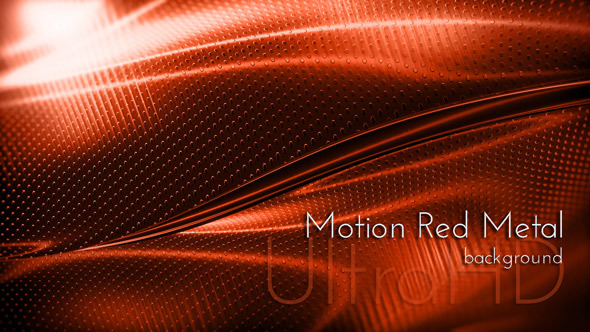 Techno Red Metal Background, Motion Graphics | VideoHive