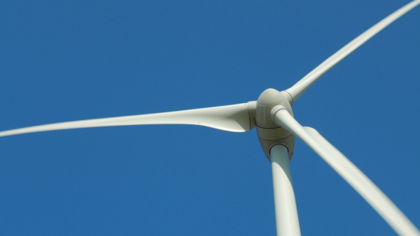 Rotating Propeller Of Wind Power Generator, Stock Footage | VideoHive
