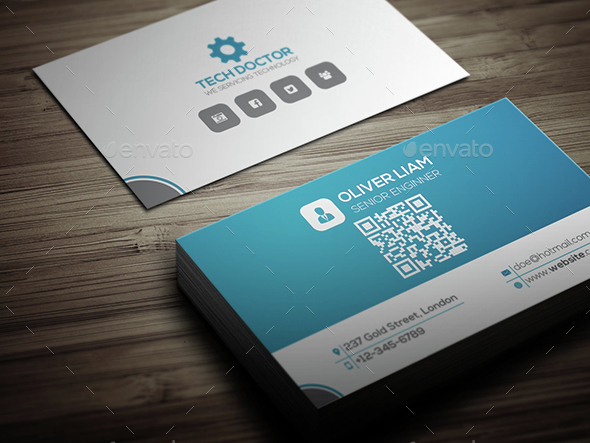 Corporate Business Card, Print Templates | GraphicRiver
