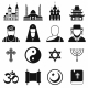 Religion Simple Icons Set, Icons | GraphicRiver
