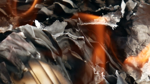 Burning Paper, Stock Footage | VideoHive