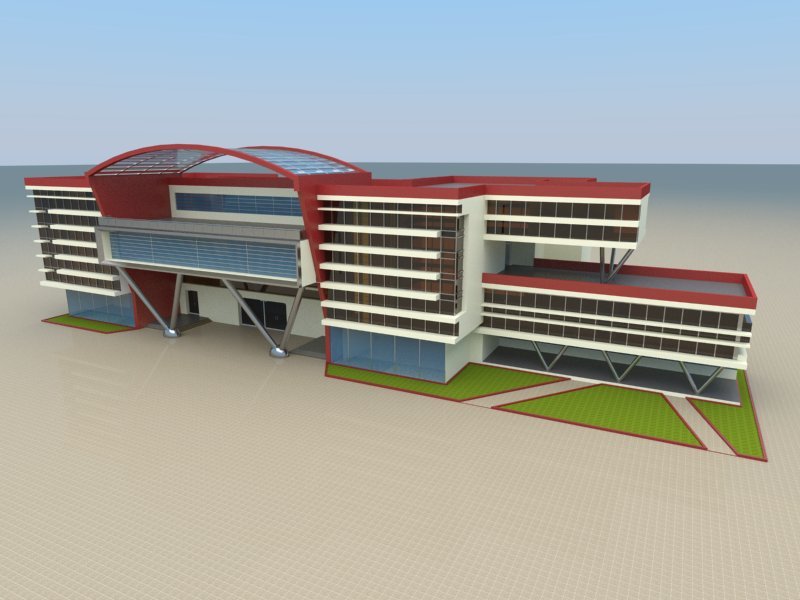 Modern Business Center by abdouarchitecte | 3DOcean