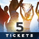 Event Tickets Bundle 5, Print Templates | GraphicRiver