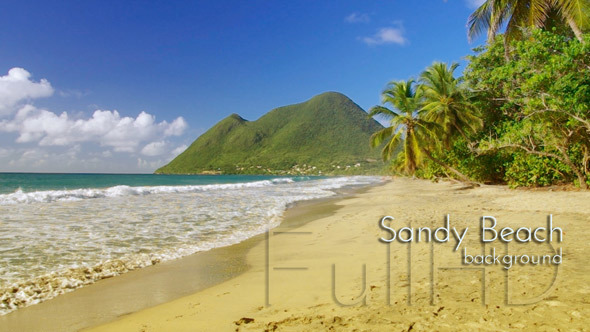 Sandy Beach, Stock Footage | VideoHive