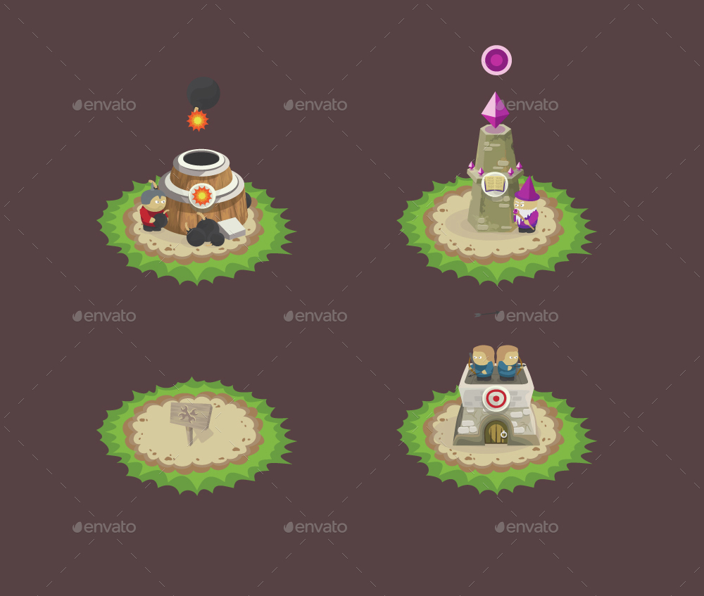 Tower Defence Game assets And Sprites, Game Assets | GraphicRiver