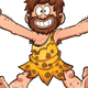 Happy Caveman, Vectors | GraphicRiver